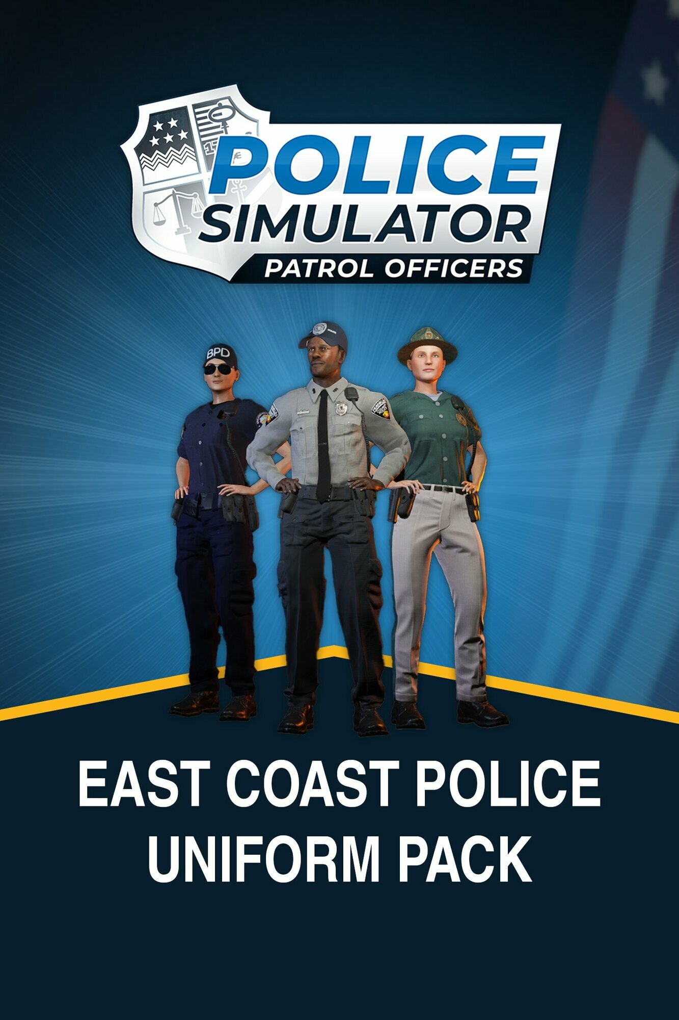 Police Simulator: Patrol Officers: East Coast Police Uniform Pack — дополнение · нужна базовая игра