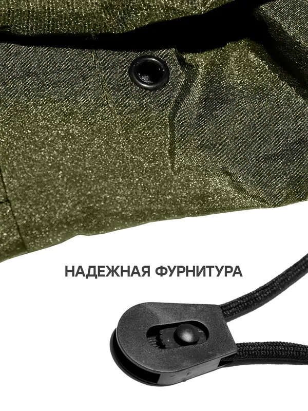 Панама  Весна-лето 2025 для мужчин и женщин, размер Универсальный RU 56/59, хаки — фото 1