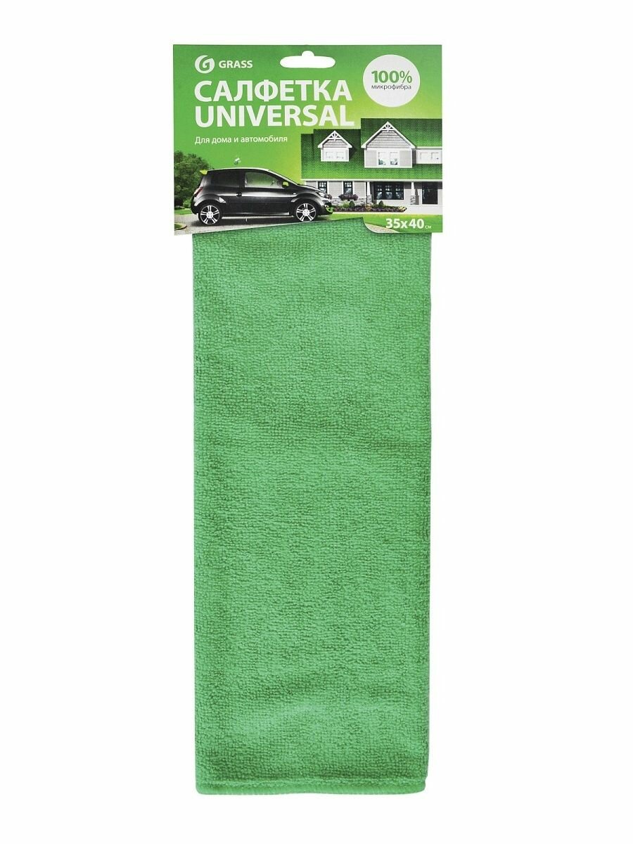 Салфетка микрофибра универсальная 35х40, GRASS IT0306
