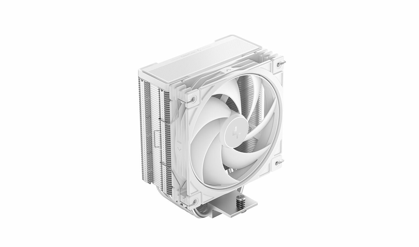 Кулер для процессора DEEPCOOL AG400 G2 WH LGA1851/1700/AM5/AM4 TDP 230W, PWM, Fan 120mm, 4 тепл. трубки, белый