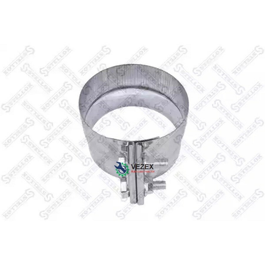 STELLOX 8201010SX хомут глушителя! на 2 болта конус d=114.3 D=119 h=75\Volvo F10/F12(314000>)/F16/FL10/N10