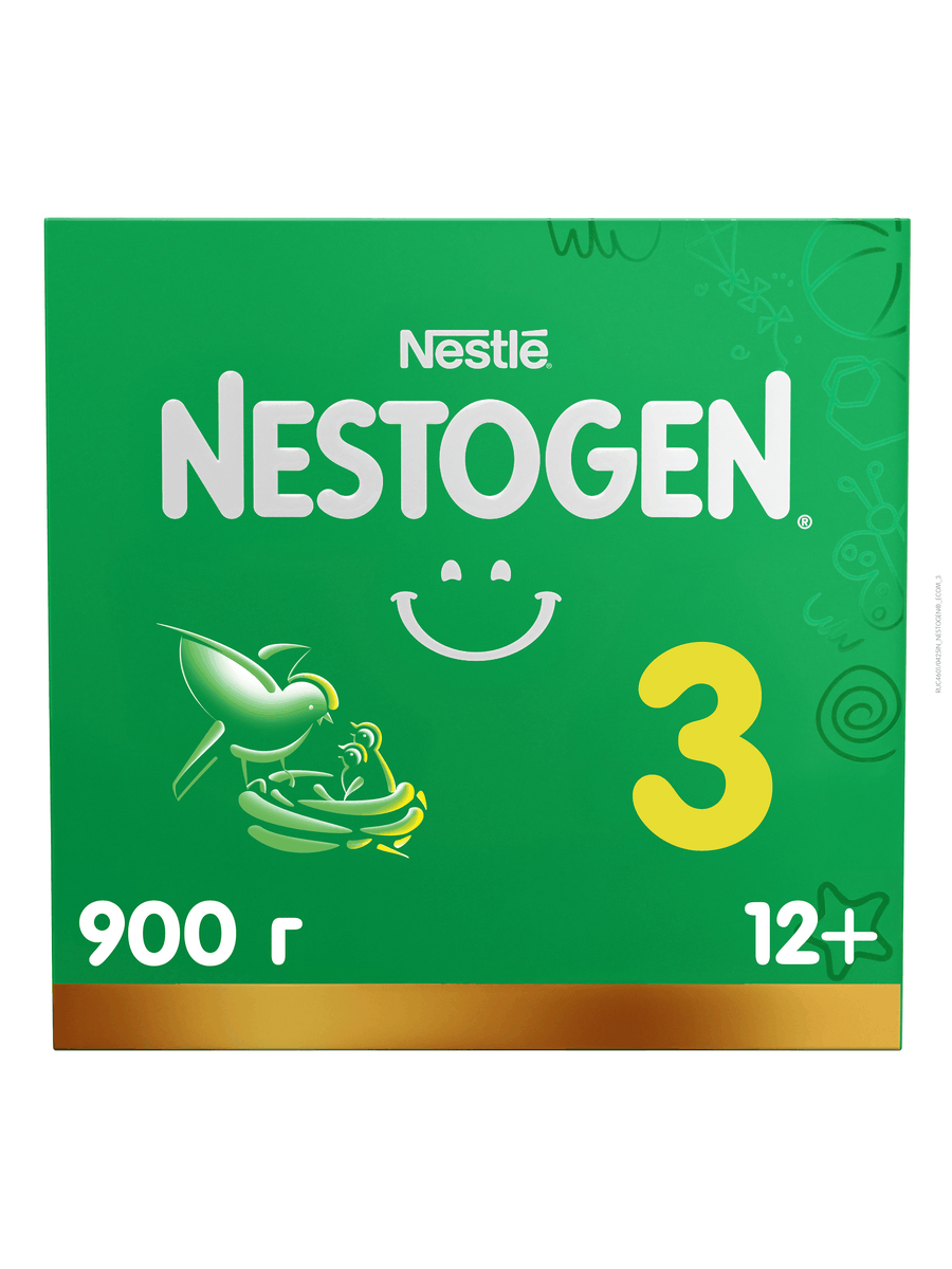 Молочко детское Nestogen 3, с 12 месяцев, 900 г