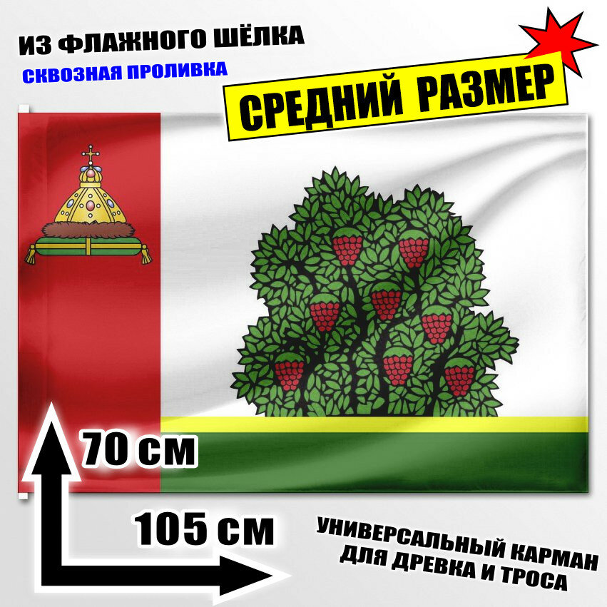 Флаг средний Бежецка 105x70 см