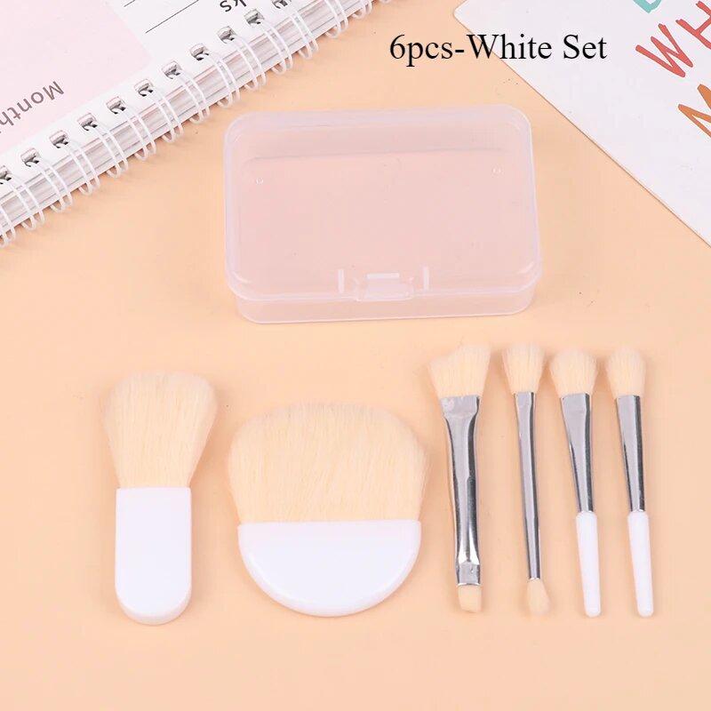 Набор кистей для макияжа 6 шт. White Set