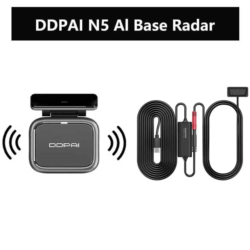 Видеорегистратор DDPAI N5 Dual Dash Camera с ИИ-радаром и режимом умного парковки 24/7