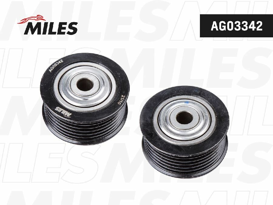 Ролик ремня приводного MITSUBISHI 1.8-2.4 08-, MILES AG03342