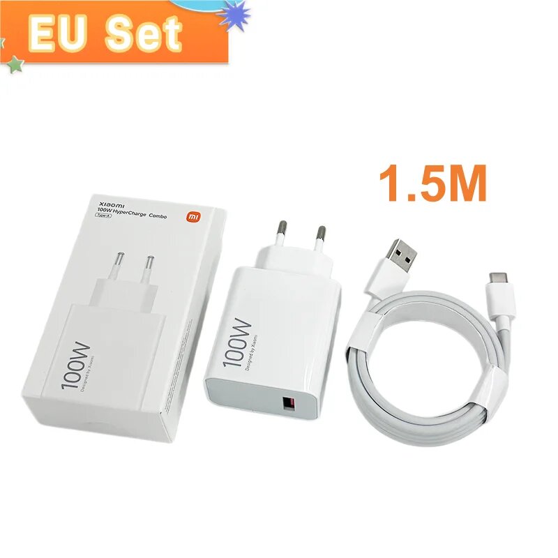 Оригинальное зарядное устройство Xiaomi 17, 100 Вт, Type-C, быстрая зарядка, адаптер Hypercharge для Redmi Note 15 Pro+, Xiaomi 17 Pro, Poco X8 Pro, F8, M8