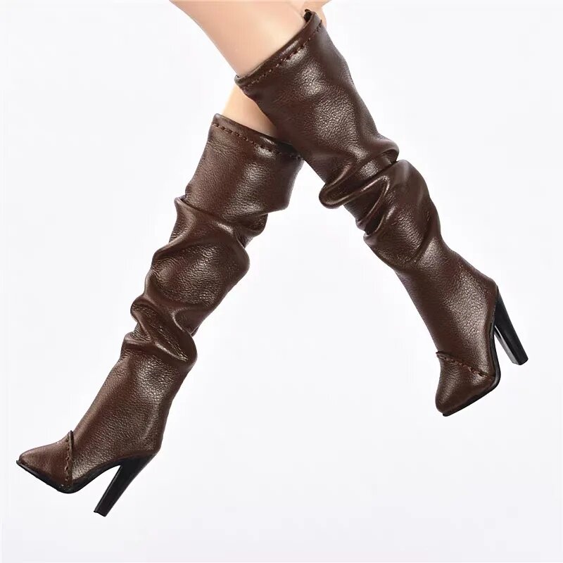 Плиссированные сапоги для кукол FR2 NU.FAC Kissmela Xianxian 1/6 1 pair shoes