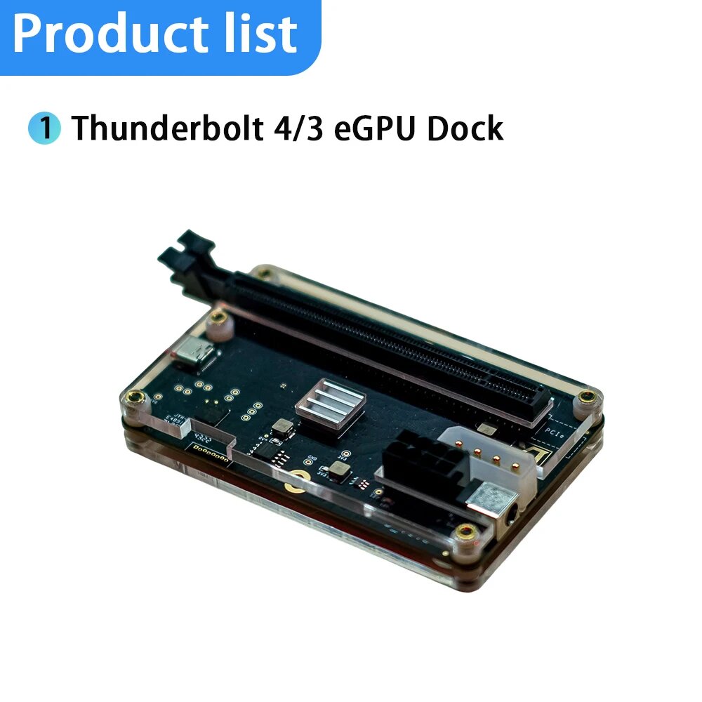 ADT-Link Док-станция Thunderbolt 4 3 EGPU для внешней видеокарты Dock