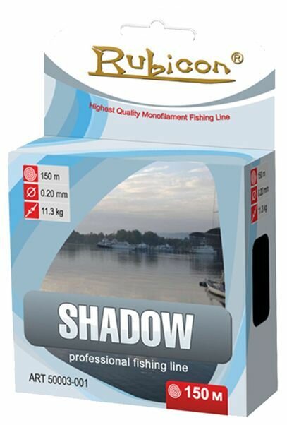 Монофильная леска для рыбалки RUBICON Shadow 100m 0,60 мм (white)