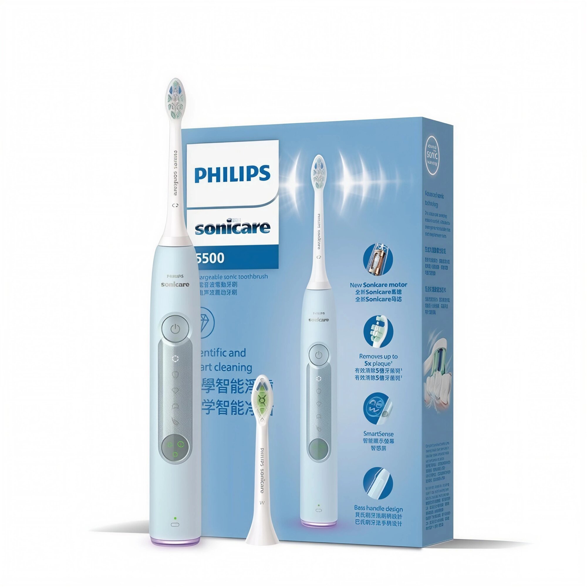 Электрическая щетка Philips Sonicare DiamondClean 3 Pro HX5262/06 | SmartSense | Удаление налета | IPX7