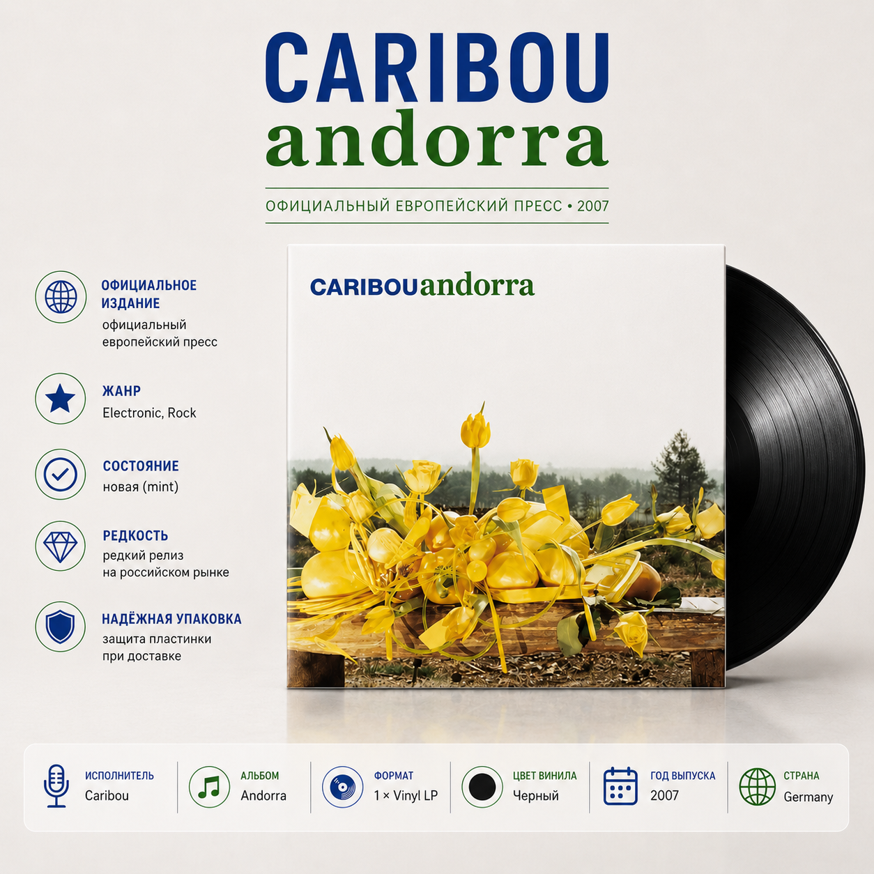 Caribou - Andorra (LP) новая виниловая пластинка