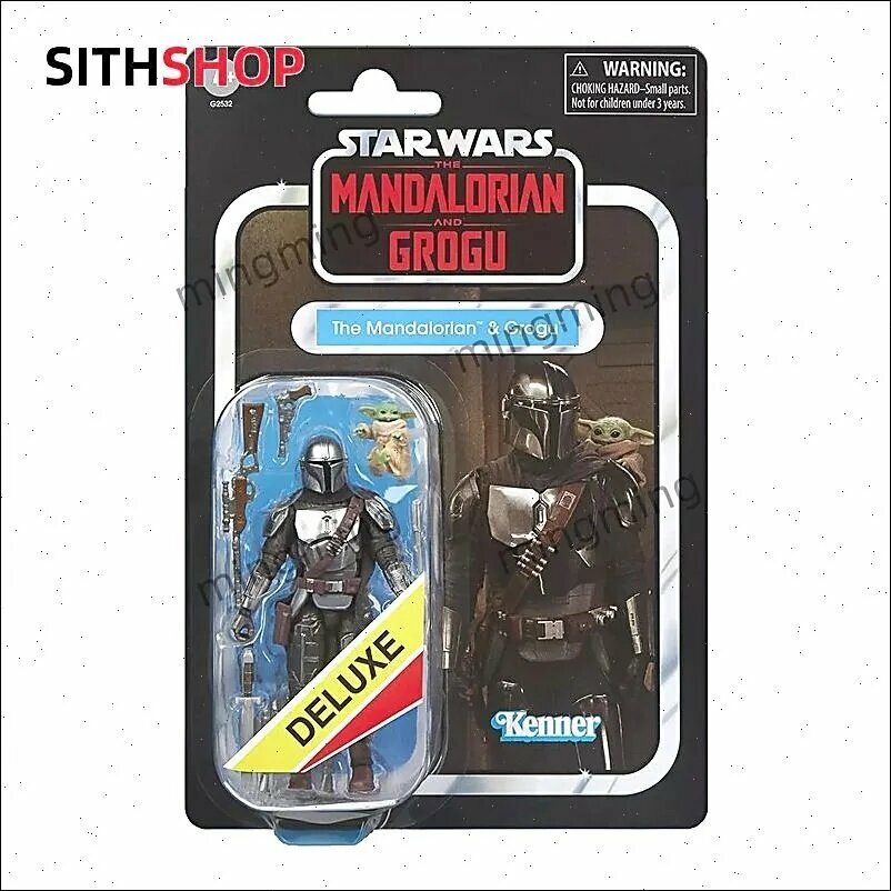 Фигурка Hasbro Star Wars Vintage Collection The Mandalorian & Grogu Deluxe 3.75 Inch Action Figure
