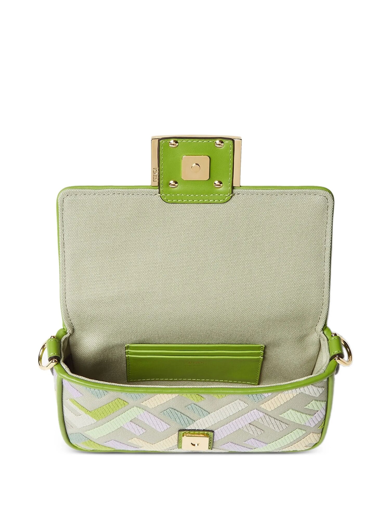 Сумка FENDI Baguette®, green — фото 1