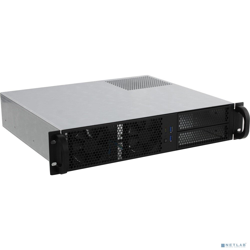 Procase RM238-B-0 Корпус 2U Rack server case, черный, без блока питания(PS/2, mini-redundant), глубина 380мм, MB 9.6"x9.6"