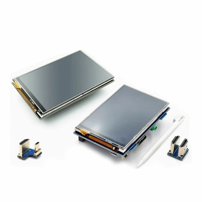 3,5-дюймовый ЖК-дисплей с сенсорным экраном, совместимый с HDMI и USB, разрешением Real HD 1920x1080, для Raspberry Pi 4 Model B MPI3508 Gen 4. HDMI-монитор 1920x1080 сенсорный дисплей для одноплатных ПК USB-интерфейс