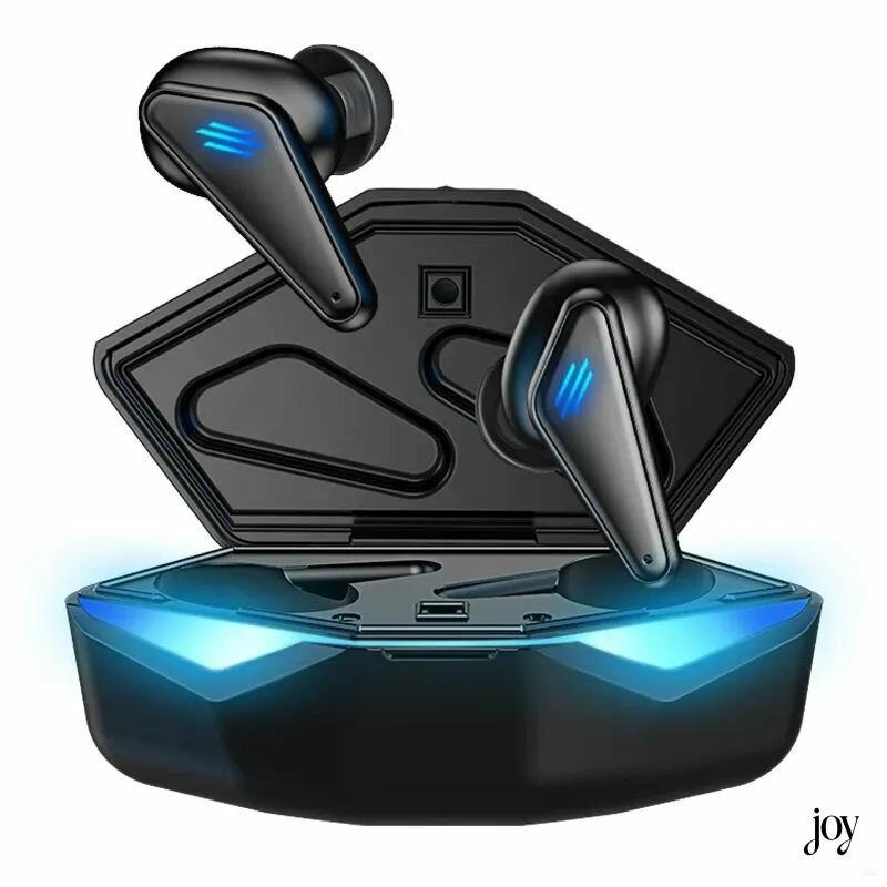Наушники беспроводные с микрофоном TWS K55, Bluetooth, USB Type-C, бежевый гарнитура TWS зарядка USB Type-C