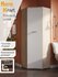 Шкаф угловой Home Kraf NOVA, Дуб Сонома/Белый, 64х180х64 см