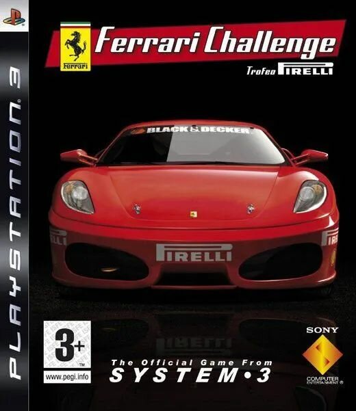 Игра Ferrari Challenge Trofeo. Издание на диске. Английская версия на ps3.