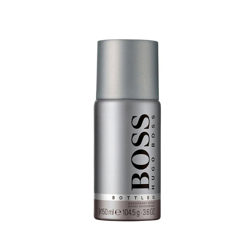 Дезодорант Boss Bottled, спрей, для мужчин, 24 ч, защита, 150мл