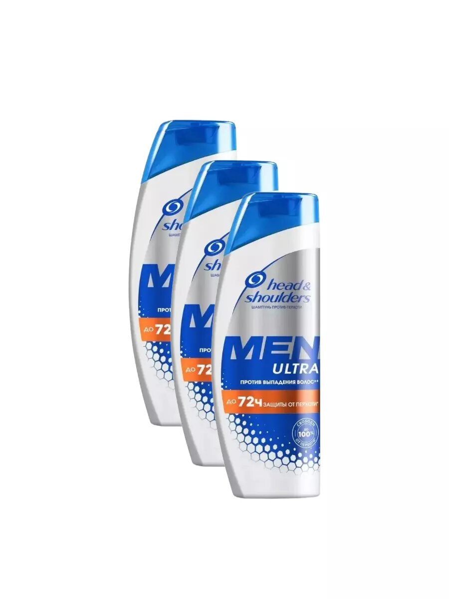 Шампунь Head & Shoulders MEN ULTRA, против выпадения волос, с кофеином, 400мл