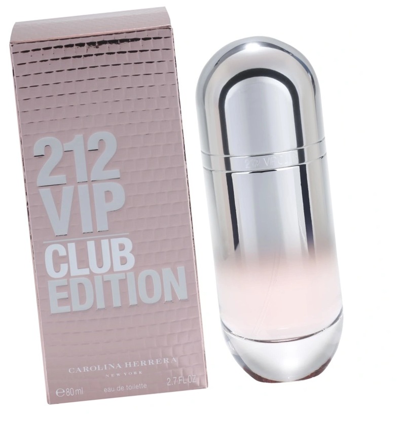 Туалетная вода Carolina Herrera 212 Vip Club Edition 80 мл для женщин - Вип Клаб Эдишн