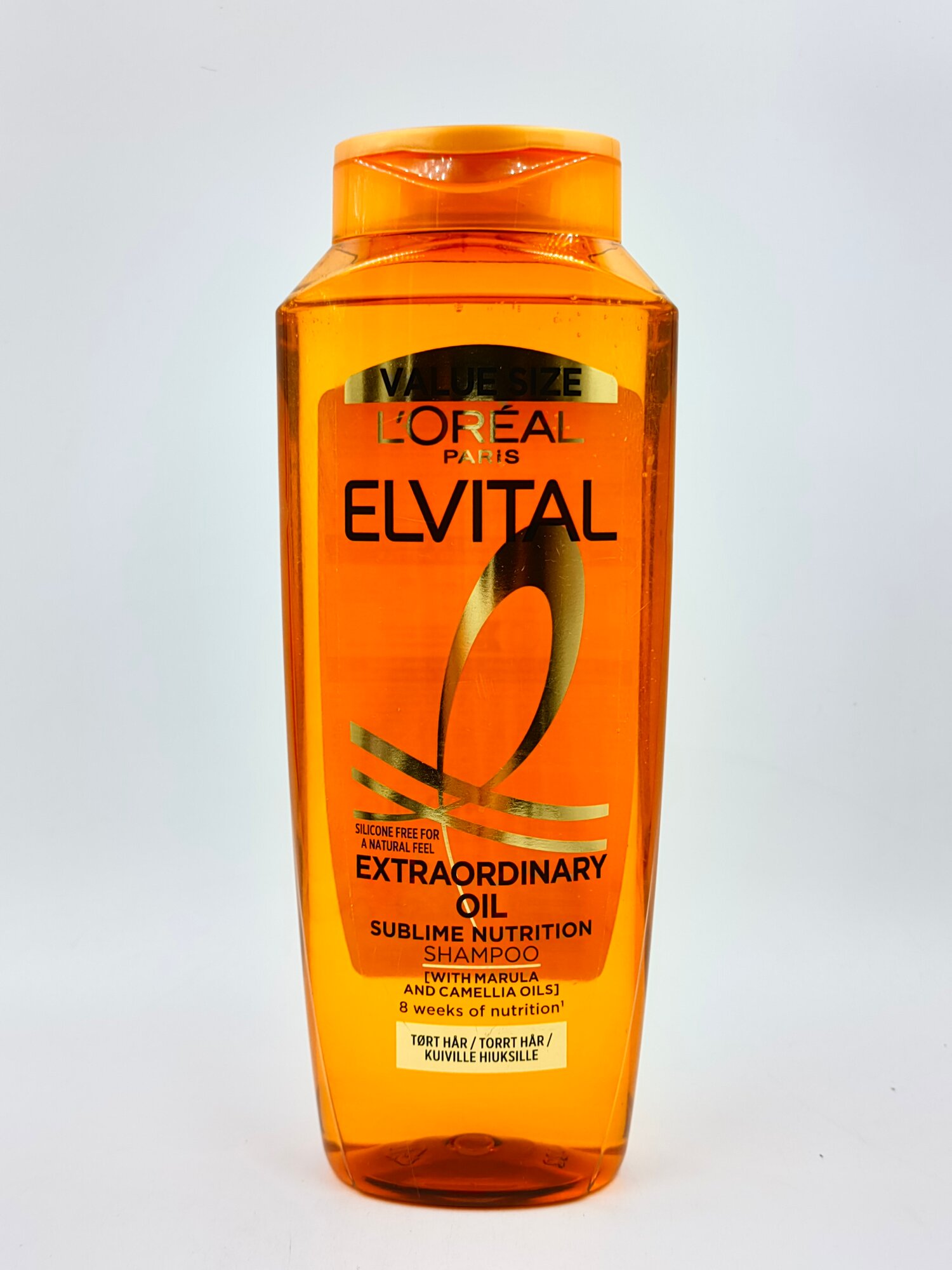 Шампунь Elvital Extraordinary Oil для нормальных и сухих волос c маслом марулы и камелии 400 мл (Франция)