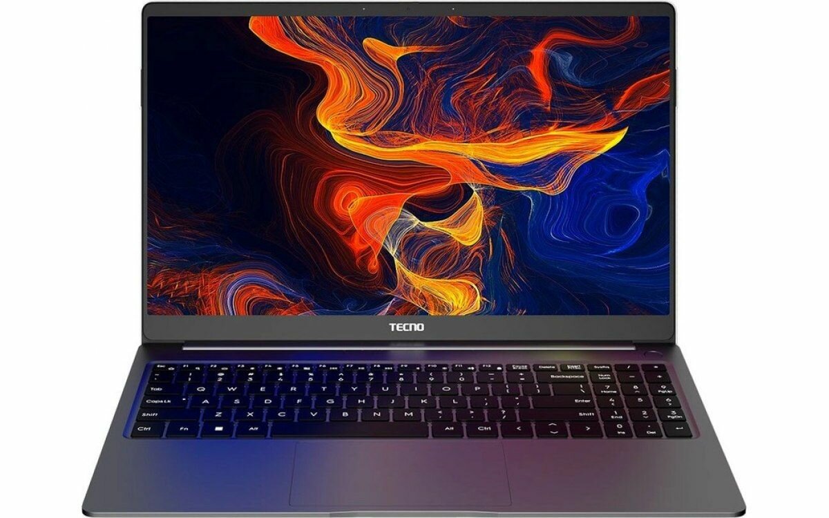 Ноутбук Tecno MegaBook T15DA/71003300345/Ryzen 5-7430U/8Gb/512Gb/15.6 FHS IPS/Win11, серый