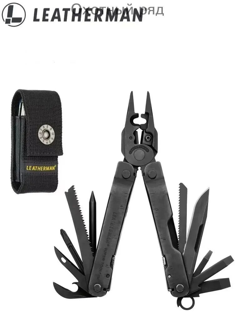 LEATHERMAN Super Tool 300 EOD черный мультитул 19 функций 420HC 272 г 11 см арт. 831369
