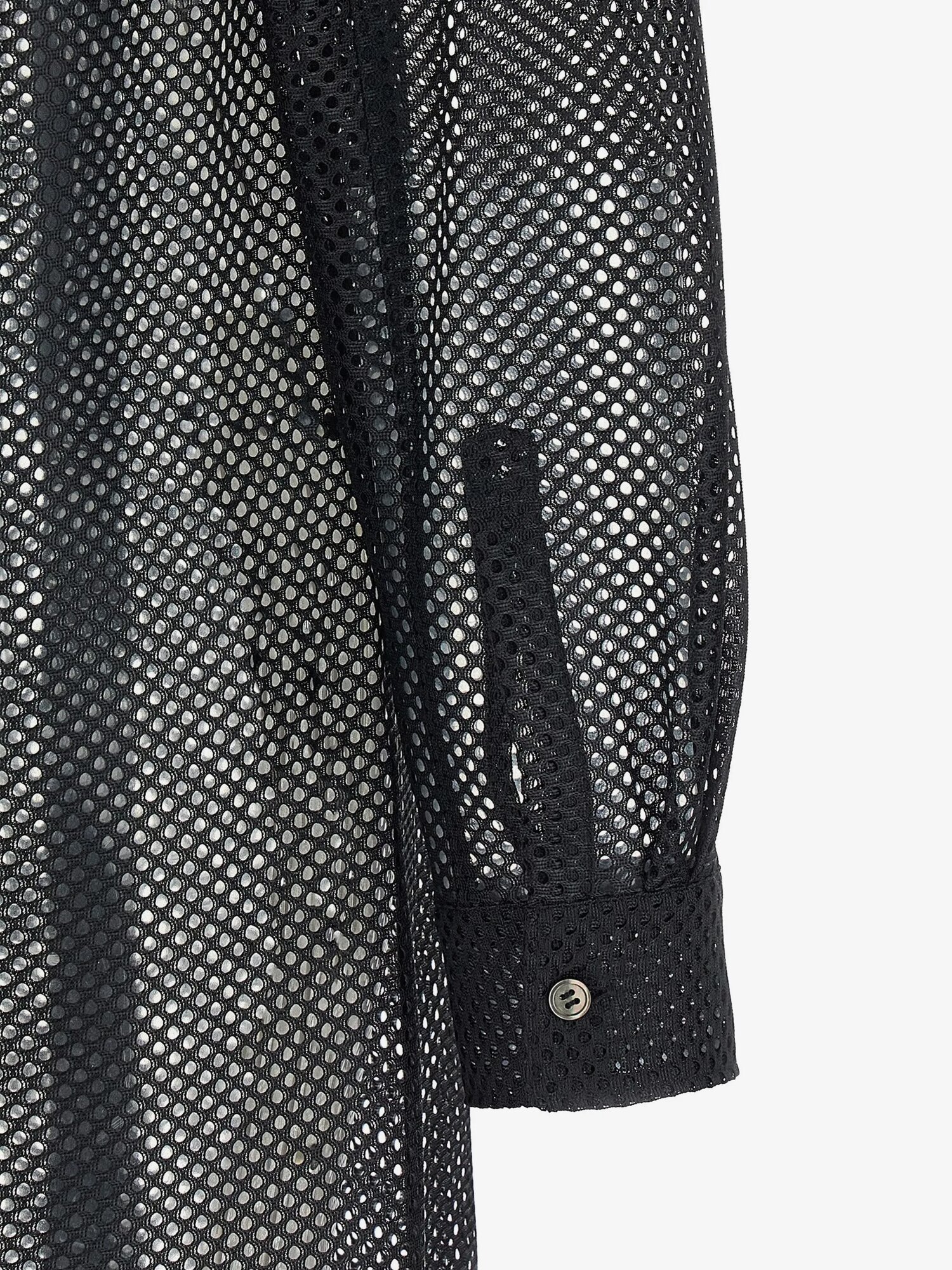 Рубашка BLACK COMME des GARCONS Mesh long shirt, размер XL — фото 1
