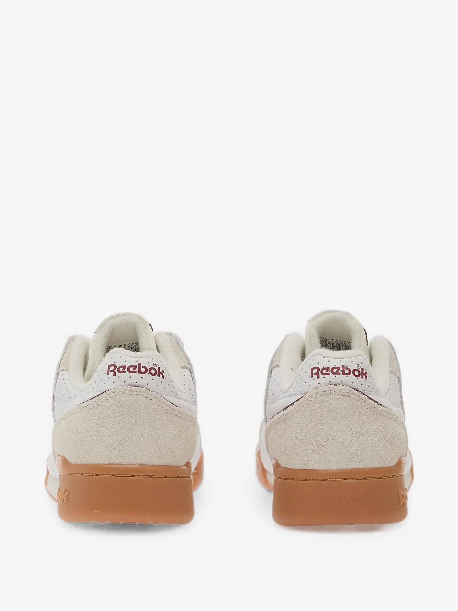 Кроссовки Reebok Workout Plus, размер 11 US, бежевый/белый — фото 1