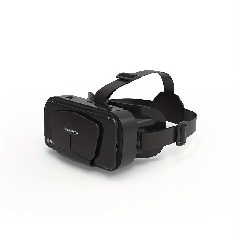 3D VR очки G10 для смартфонов, совместимые с iOS/Android (5-7 дюймов), черный цвет, без батареи