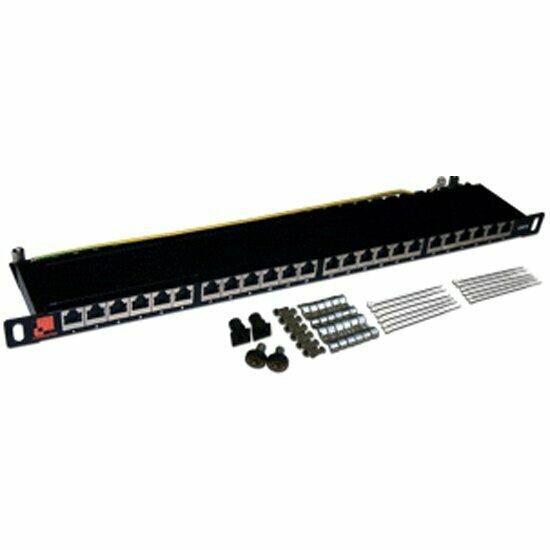 Патч-панель Lanmaster LAN-PPC24S6 19 0.5U RJ45 кат.5E STP