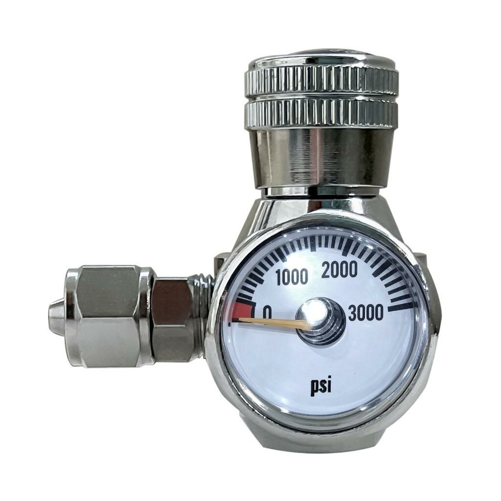 Регулятор потока CO2 из нержавеющей стали 3/8-24UNF / 1/2-20UNF для картриджей 16G/33G, 1