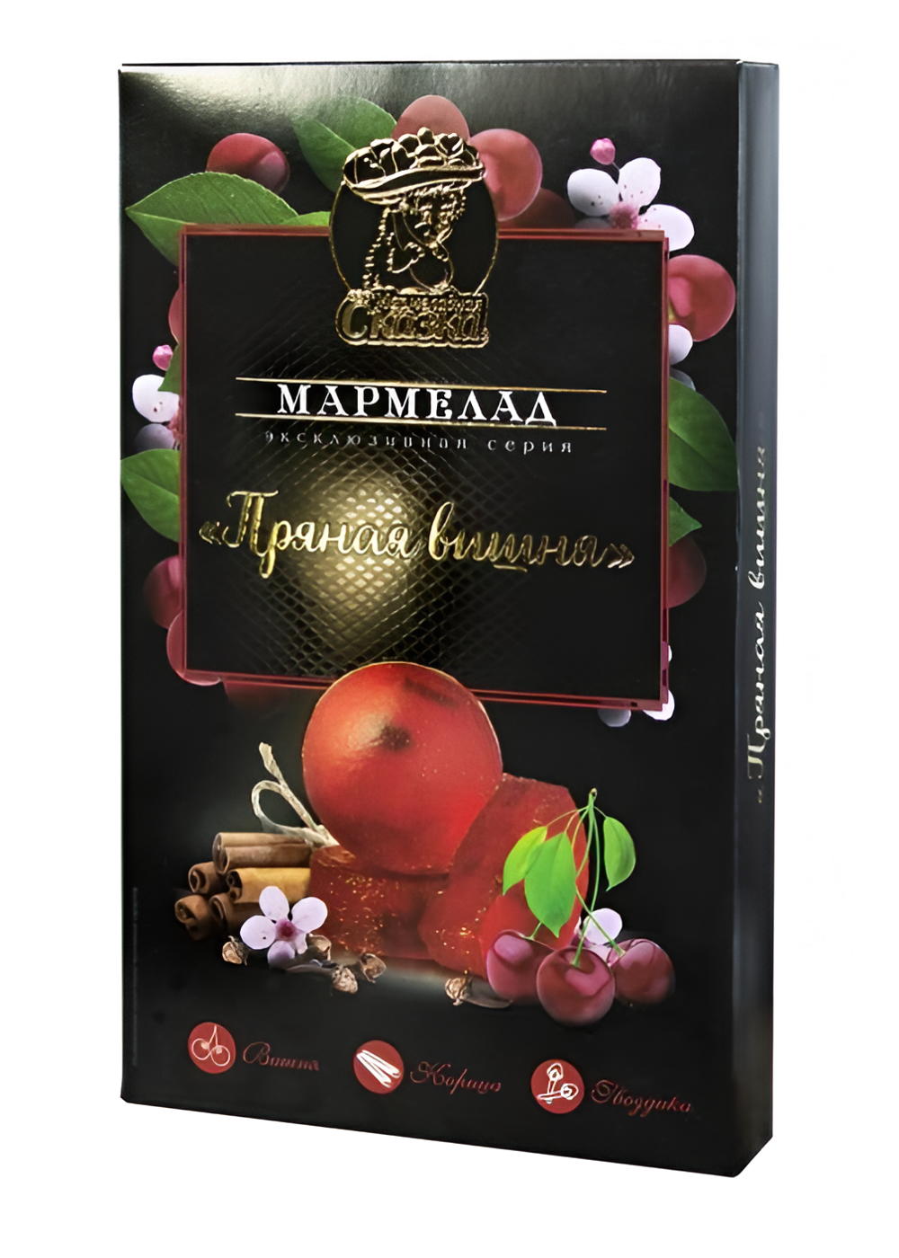Мармелад Мармеладная Сказка "Пряная вишня" вишня, корица, гвоздика 170гр.