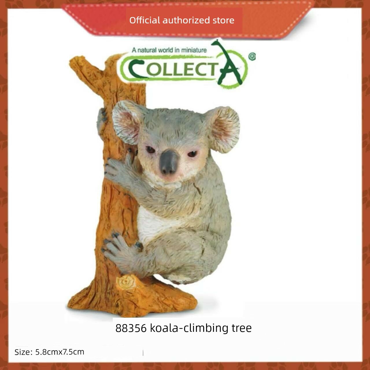 Фигурка коалы в позе лазания из серии CollectA, модель 88356, стеганная игрушка для детей