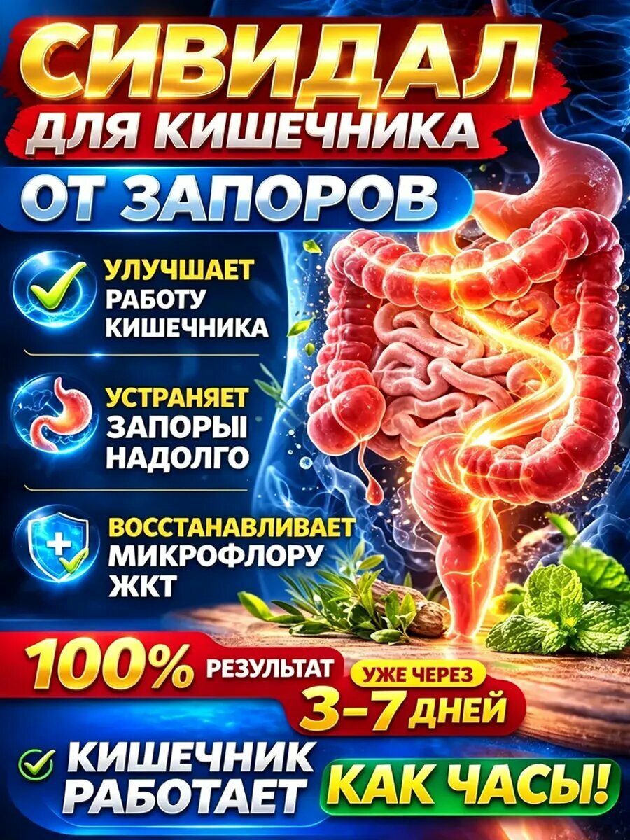 Сивидал для кишечника от запоров капсулы