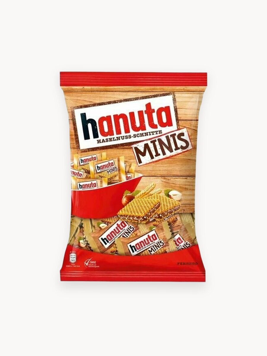 Вафельные печенья Ферерро Ханута Минис / Ferrero Hanuta Minis (Германия)