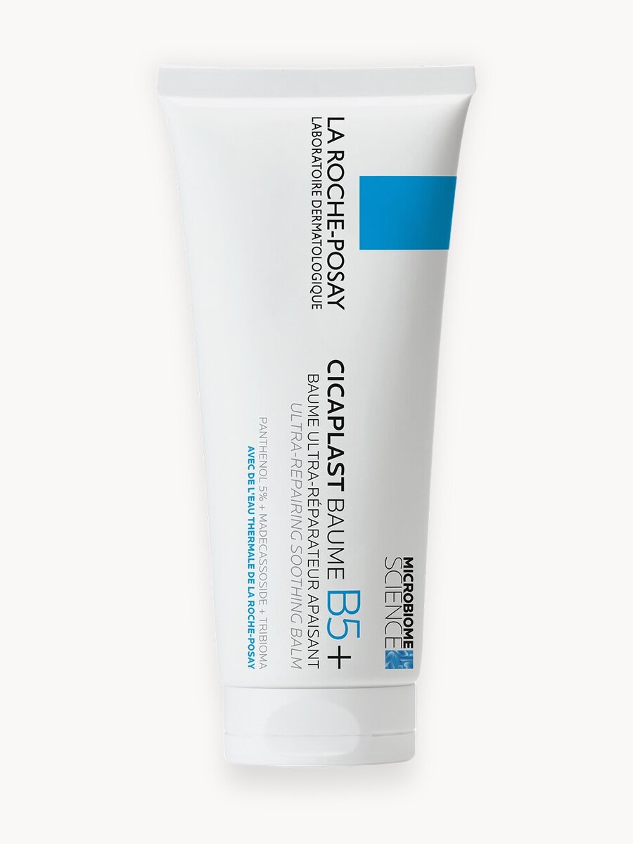 La Roche-Posay Cicaplast Baume B5+ Успокаивающий восстанавливающий бальзам для лица и тела с пантенолом, маслом ши (карите) и цинком, 100 мл