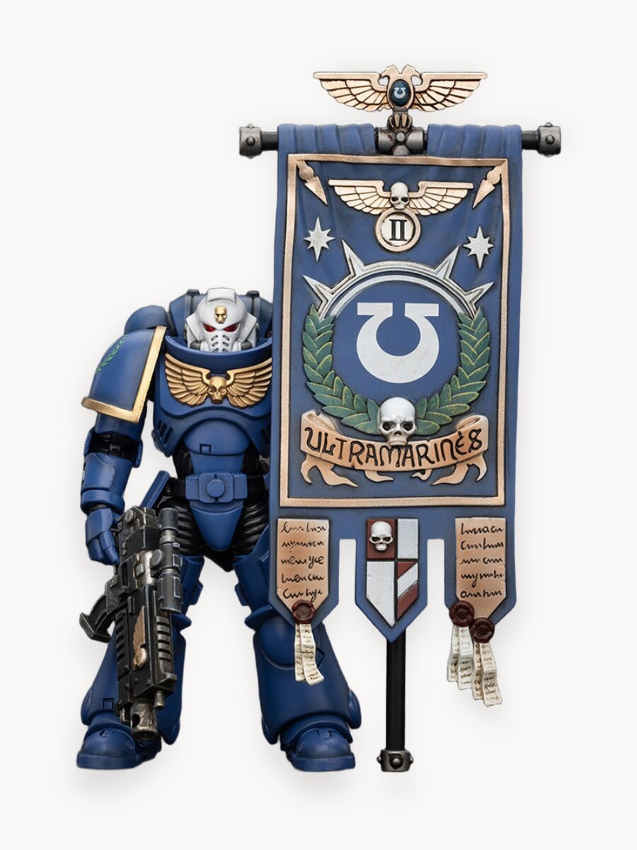 Подвижная фигурка JOYTOY Warhammer 40000 Ultramarines Heroes of the Chapter Primaris Ancient Posca