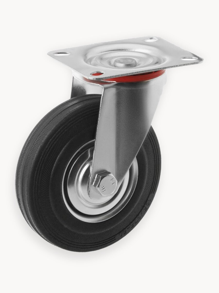 Колесо промышленное поворотное с площадкой SC 55 (125 мм; 100 кг) А5 1000009, 125 мм