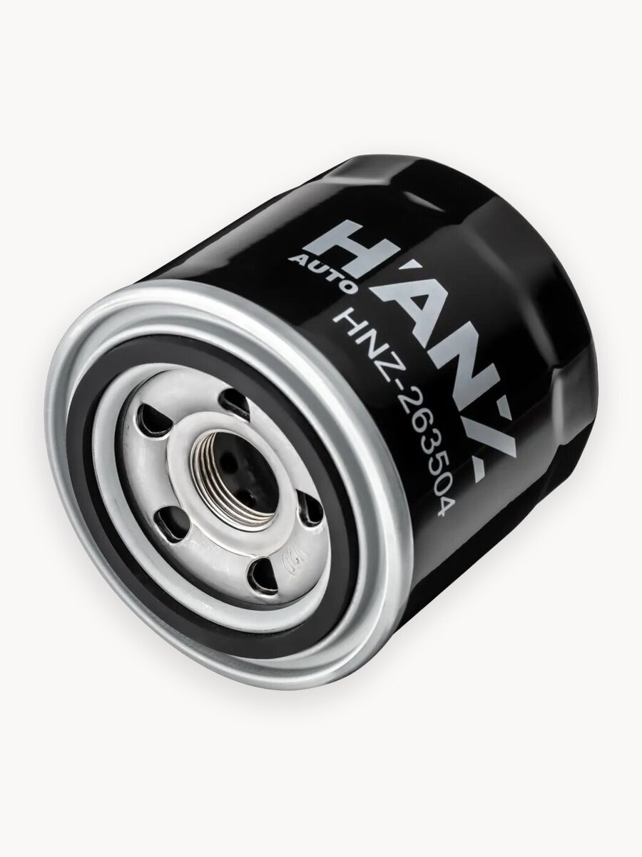 Фильтр масляный H'ANZAUTO для а/м HYUIDAI: Accent, Creta, Elantra, Getz, Solaris; KIA: Rio, Cerato, Optima, Sportage