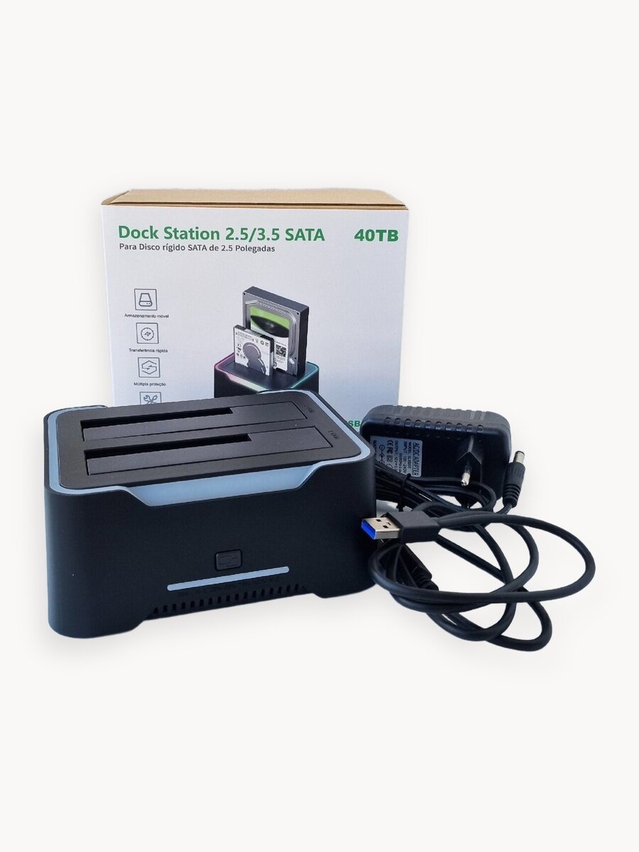 Док-станция для жестких дисков 2,5 и 3,5 дюймов SATA с поддержкой горячей замены