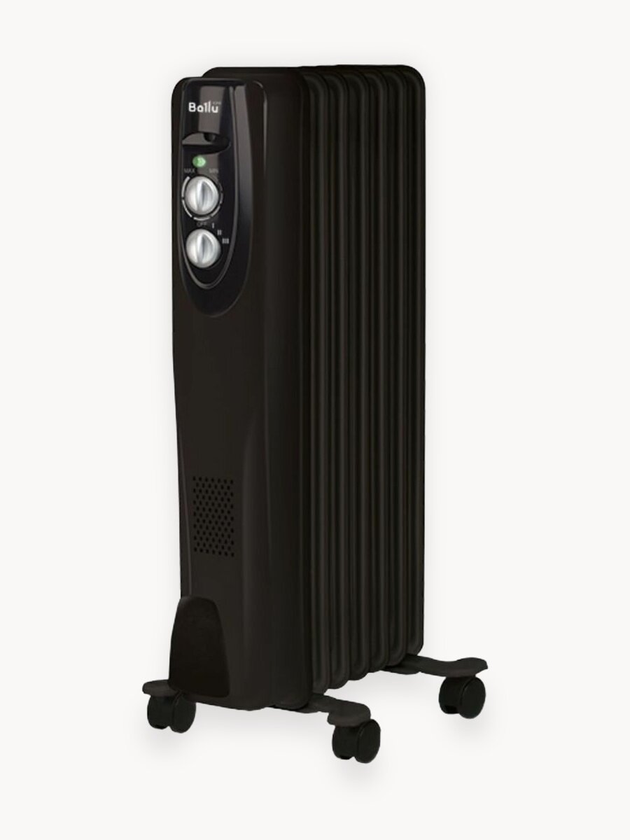 Радиатор отопления масляный Ballu Classic black BOH/CL-07BRN 1500 (7 секций)