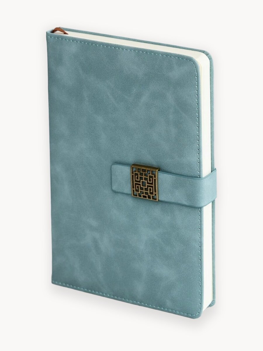 Ежедневник органайзер недатированный А5, экокожа, в клетку, бизнес-блокнот, записная книжка на магнитной застежке 100 л