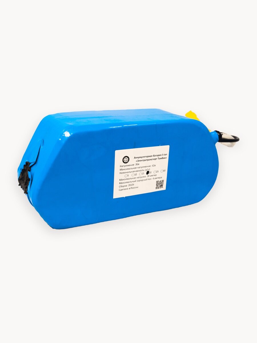 Аккумулятор для электровелосипеда 36 вольт 20а/ч "battka", li-ion, 20000 mAh, литиевая батарея