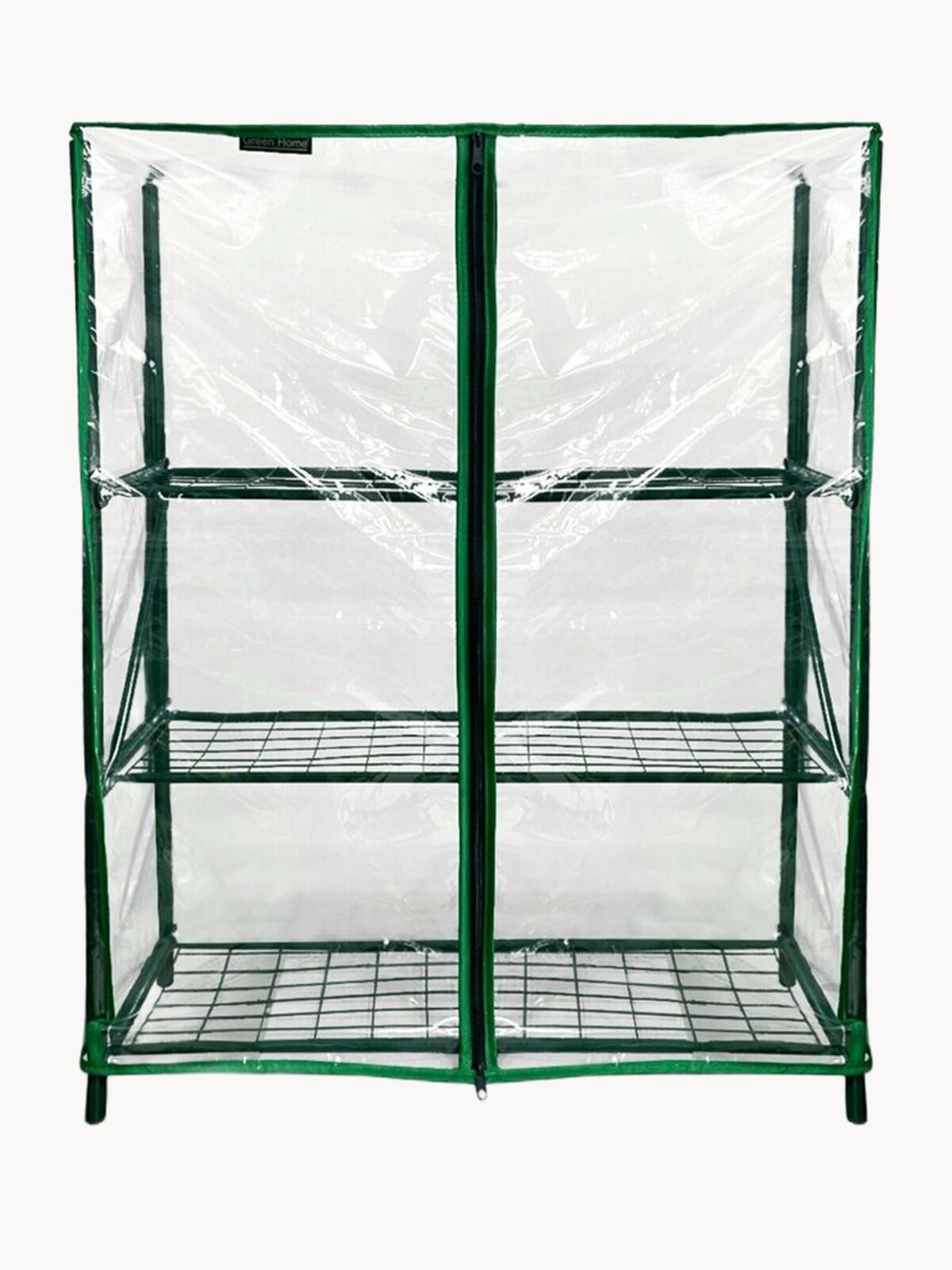 Парник-стеллаж для рассады на подоконник 3 полки Лайт (мини 2), высота 82см ширина 66см глубина 22см