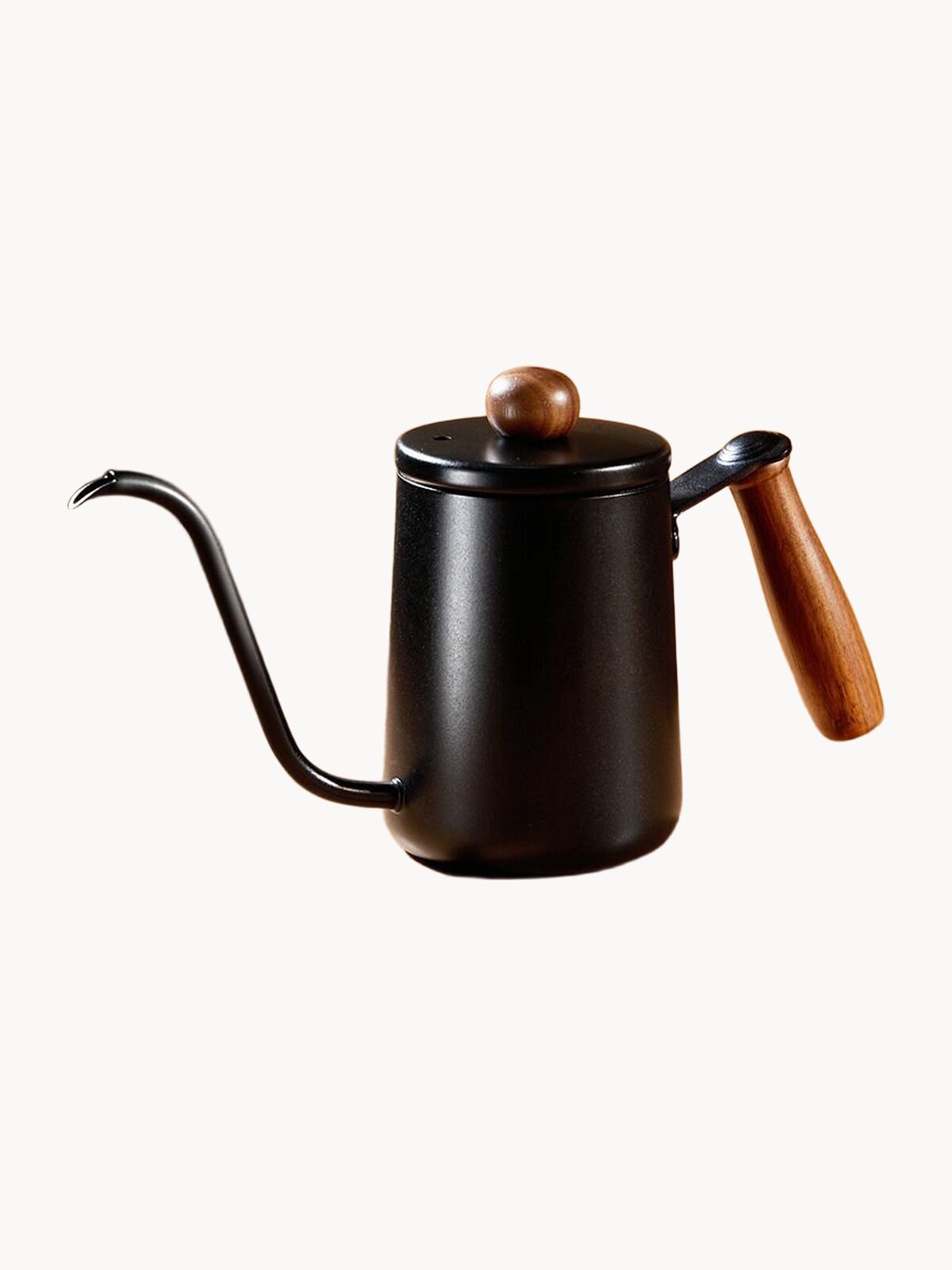 Чайник с длинным носиком, чайник, кофейник-питчер, 600 мл, черный
