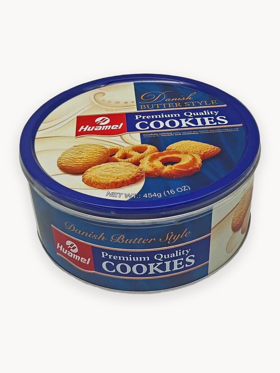 Печенье HUAMEI PREMIUM COOKIES Датское печенье /жесть/ 454г