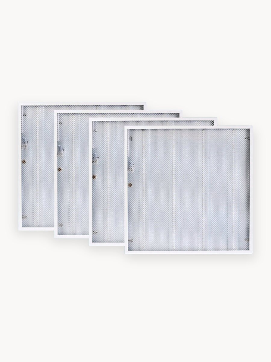 Светодиодная панель СириусА UNI-595-595-36W , LED, 36Вт, 6500К, холодный белый, цвет корпуса белый 4 шт.